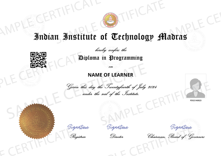 Indian Degree Certificate Indian Degree Certificate